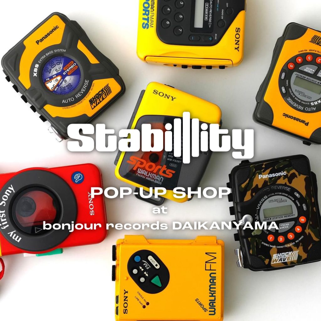 STABILITY TURN POP-UP SHOP – bonjour records | This is the official ...
